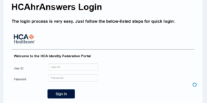 HCAhrAnswers: Secure Access to HCA HR Answers Portal